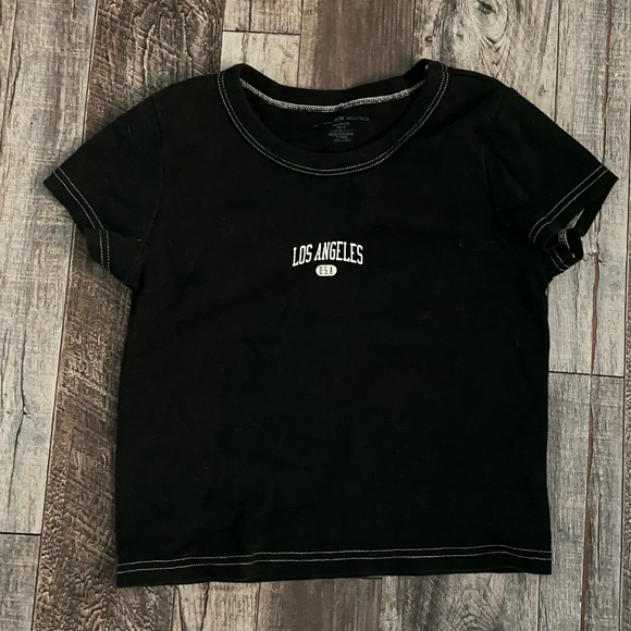 Tops | Black Brandy Crop Top | Poshmark